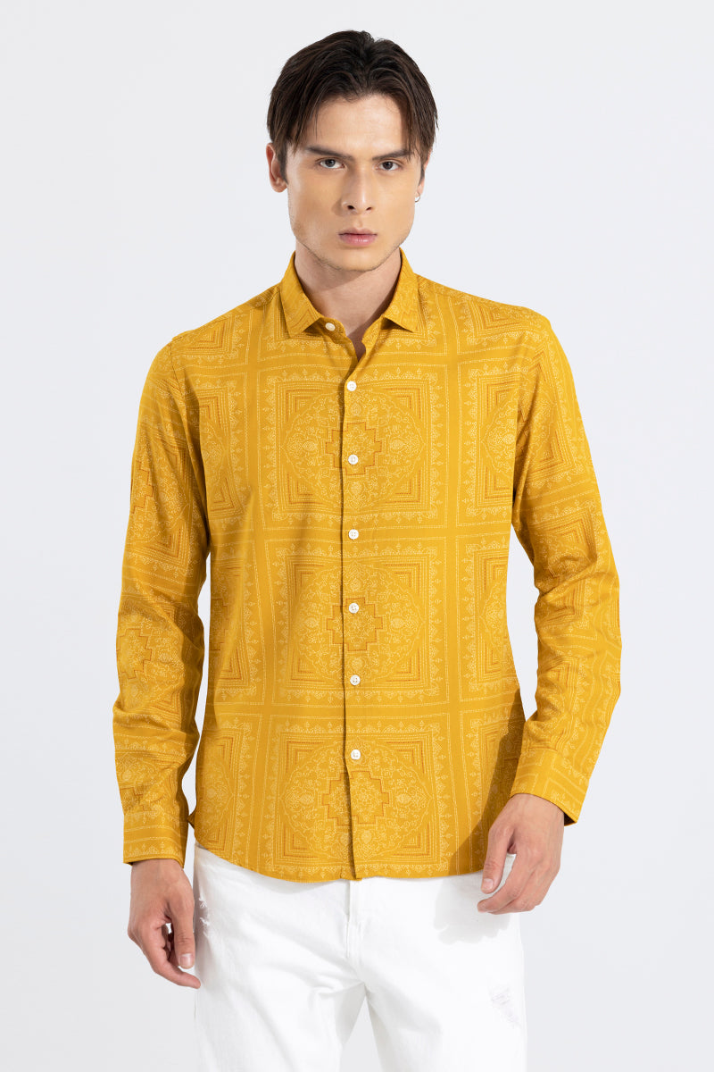 Buy Men's Animal Montage Grey Shirt Online | SNITCH