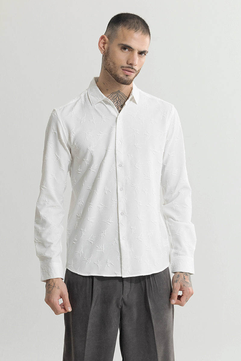 Buy Men's Swarder White Shirt Online | SNITCH